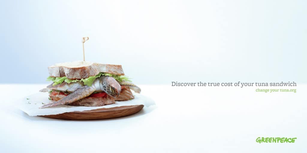 Pub Greenpeace : Le coût réel de votre thon